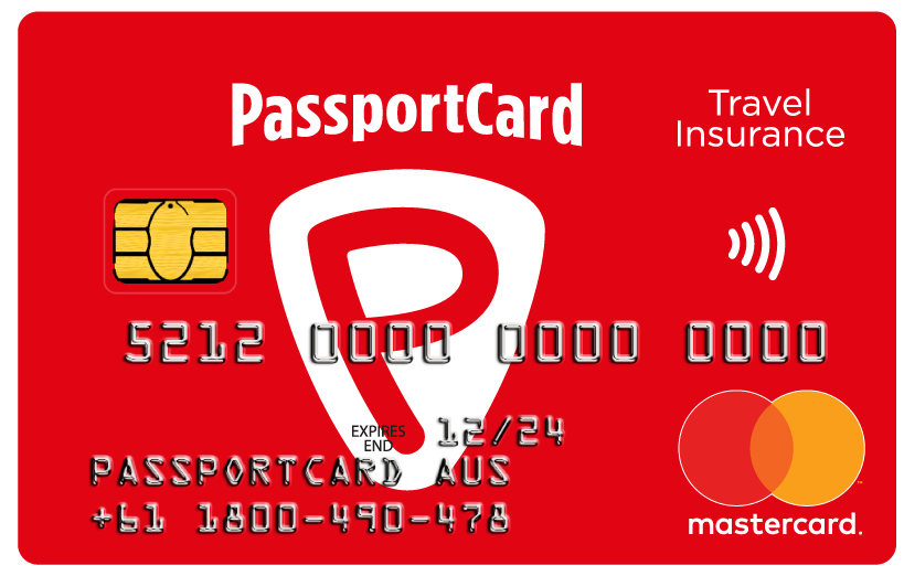 Travel insurance with card